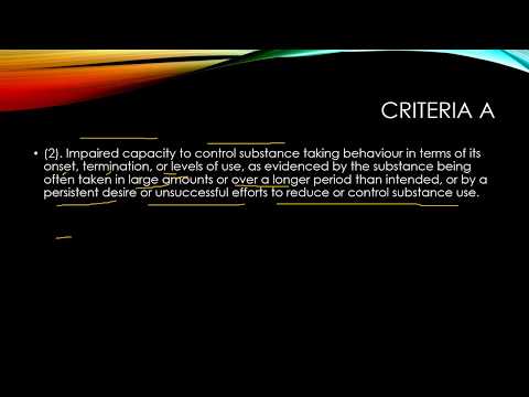 ICD 10 diagnostic criteria for Dependence Syndrome