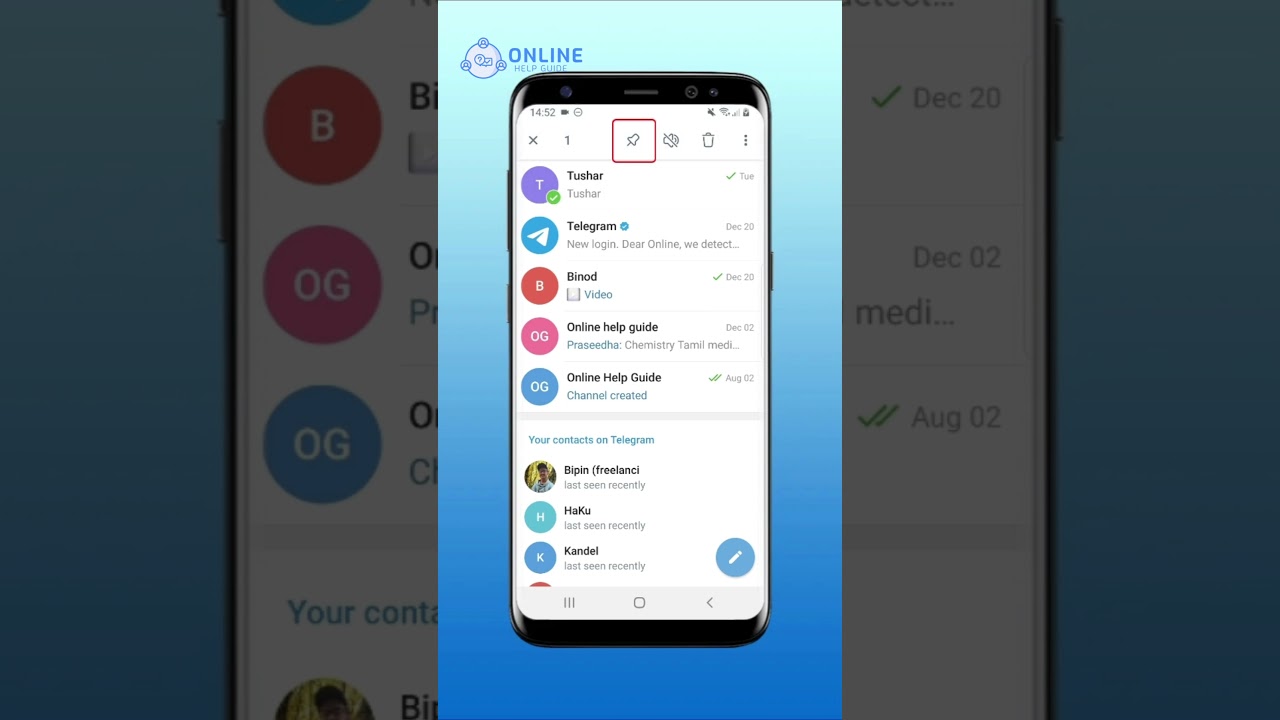 How to Pin Chats on Telegram | Telegram Guide