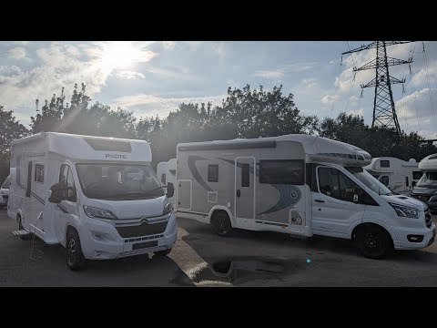 Chausson 660 & Pilote 696D Video tour - Two Stunning 4 Berth Motorhomes!