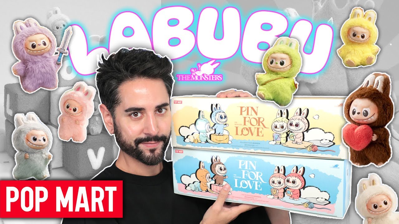 NEW MINI LABUBU! 😍 Pin For Love FULL Series Unboxing (A-M) & (N-Z) POPMART  💜