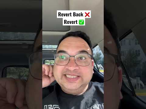 Revert back vs Revert. #communication #english #fyp #grammar #language #learning #spokenenglish