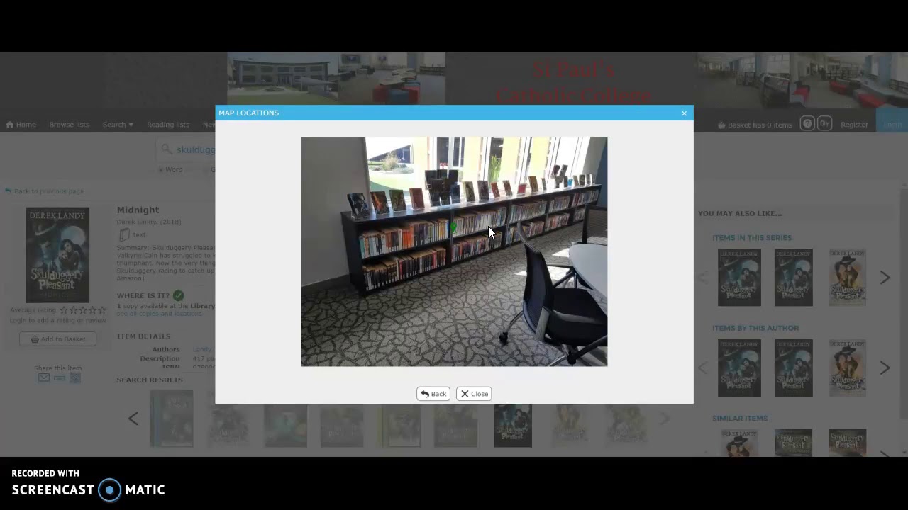 How to use the library catalogue