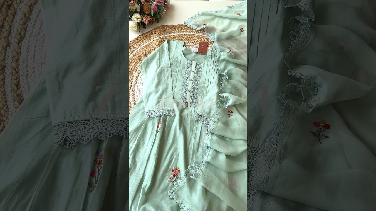 Premium chanderi silk kurta with embroidery🌸 | Size M to XXL