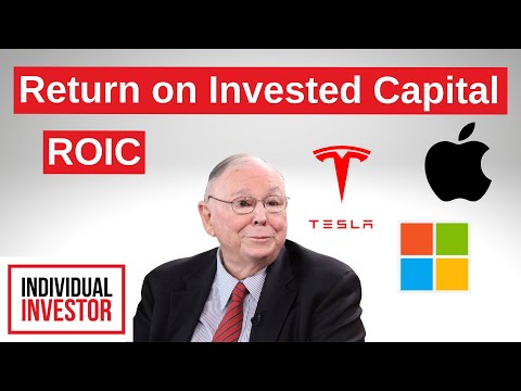 Return On Invested Capital (ROIC) Explained Using Tesla, Apple and Microsoft stocks.