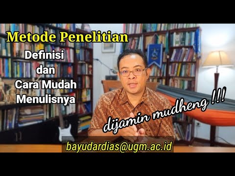 Metode Penelitian Skripsi, Tesis dan Disertasi || Eps. 6