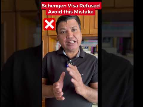 Schengen Visa Refused : Avoid this mistake while reapplying #schengenvisa #schengen_visa #francevisa