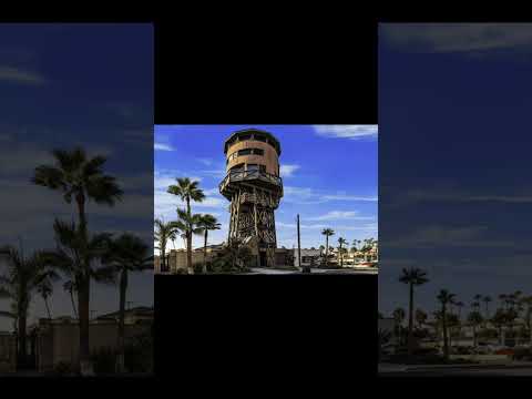 Cool Air BNB at the beach #shorts #airbnb #beach #california #hotel #rental #watertower #rv