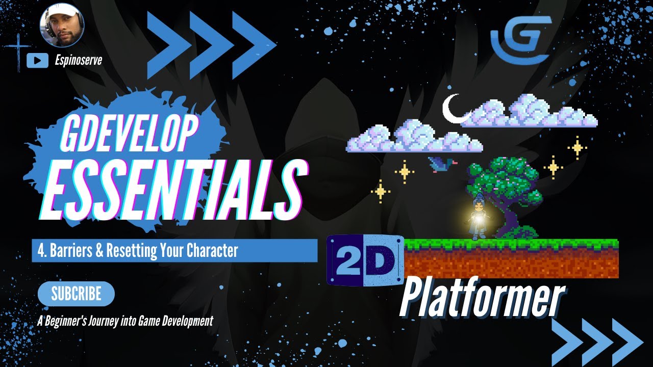 GDevelop Essentials for Beginners: Barriers & Resetting Your Character