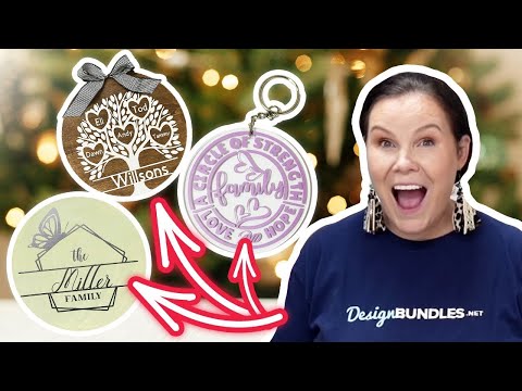 🎁 AMAZING Christmas Family Gift Ideas - DIY Family Tree, Wood Round sign and MORE!