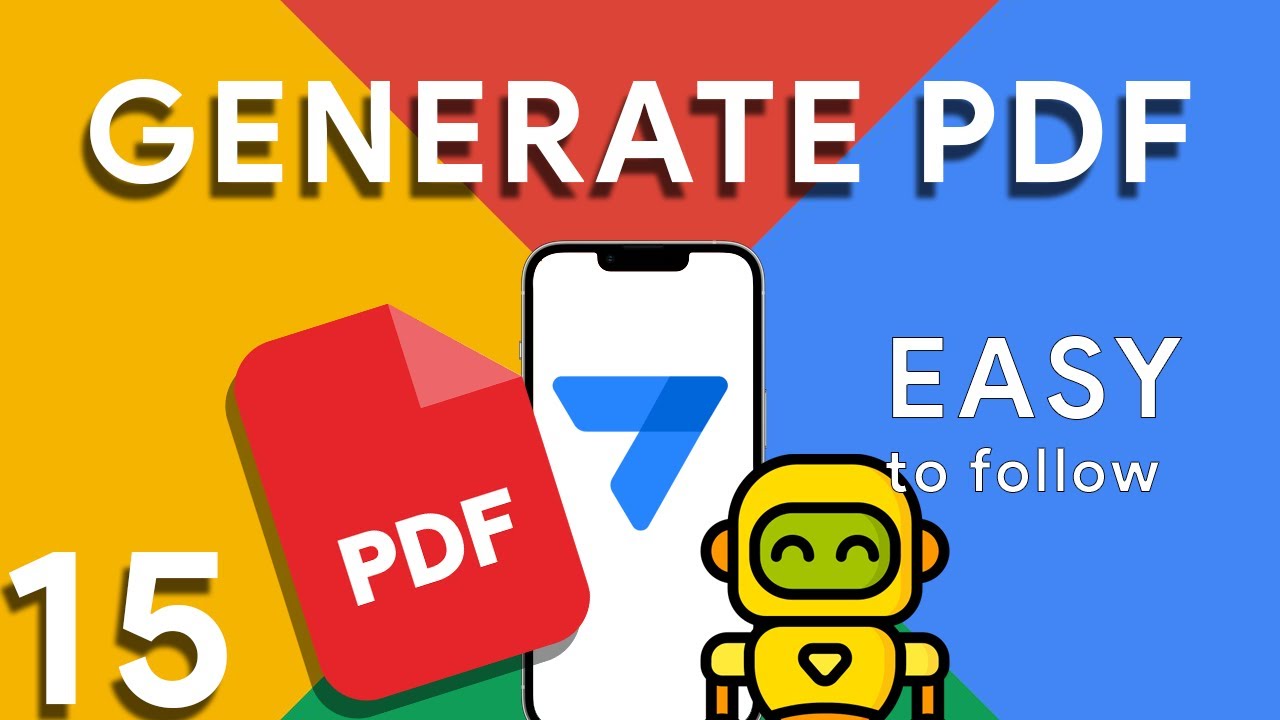 Appsheet Episode 15: How to generate PDF using Automation.