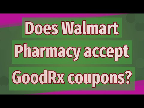 Does Walmart Pharmacy accept GoodRx coupons?