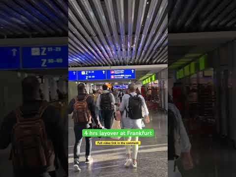 Which terminal for next flight? #frankfurtairport #layover #europetravelvlog