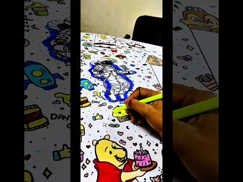 Doodle art | drawing for beginners #doodle # colours