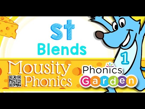 ST Blend | Consonant Blend | Mousity Phonics | Phonics Garden