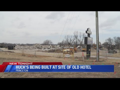 New Gas Station Being Built at Site of Old Hotel in Princeton