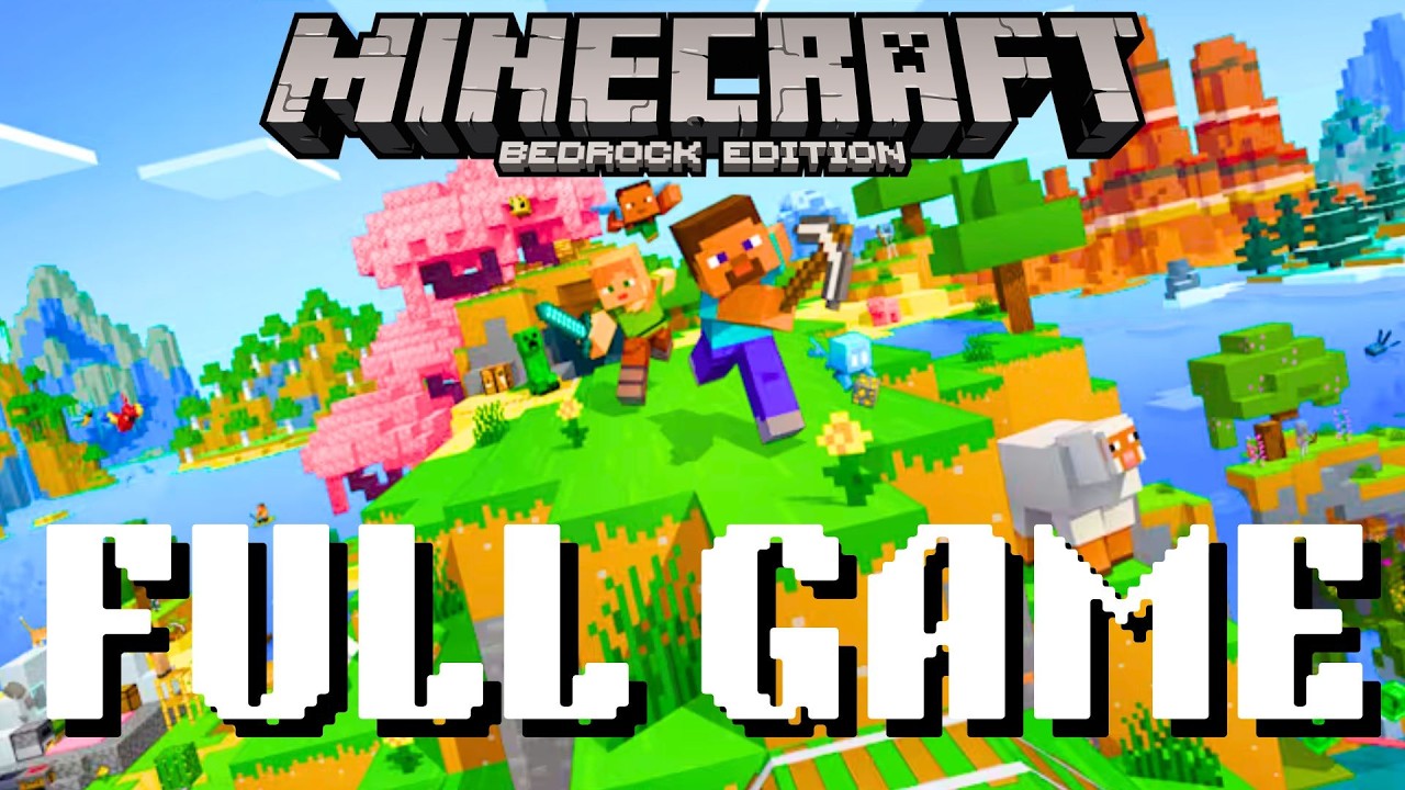 Minecraft Bedrock Edition Survival FULL GAME Walkthrough (No Commentary) | 1.21.10