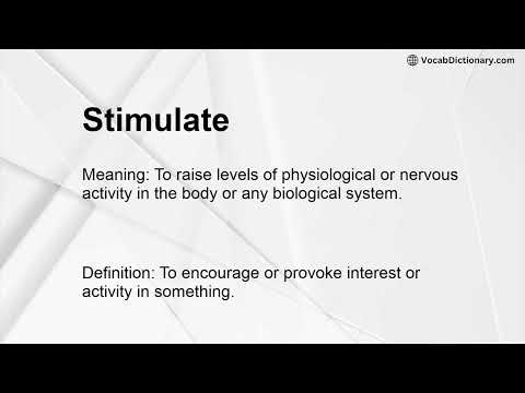 Stimulate Meaning