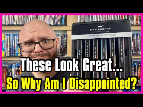 Unboxing the James Bond Sean Connery 4K Steelbook Collection...and It Could Have Gone Better...