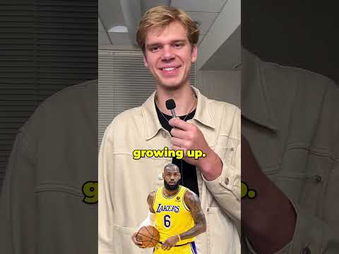 All the rookies wanna dunk on LeBron 😅 #nbadraft