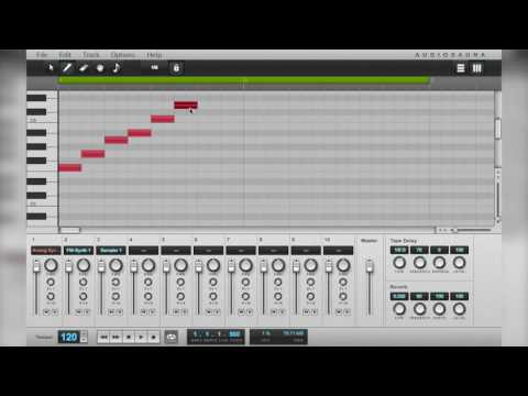 Major Scales in AudioSauna
