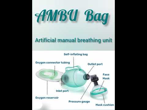 Parts of Ambu Bag #shortsvideo