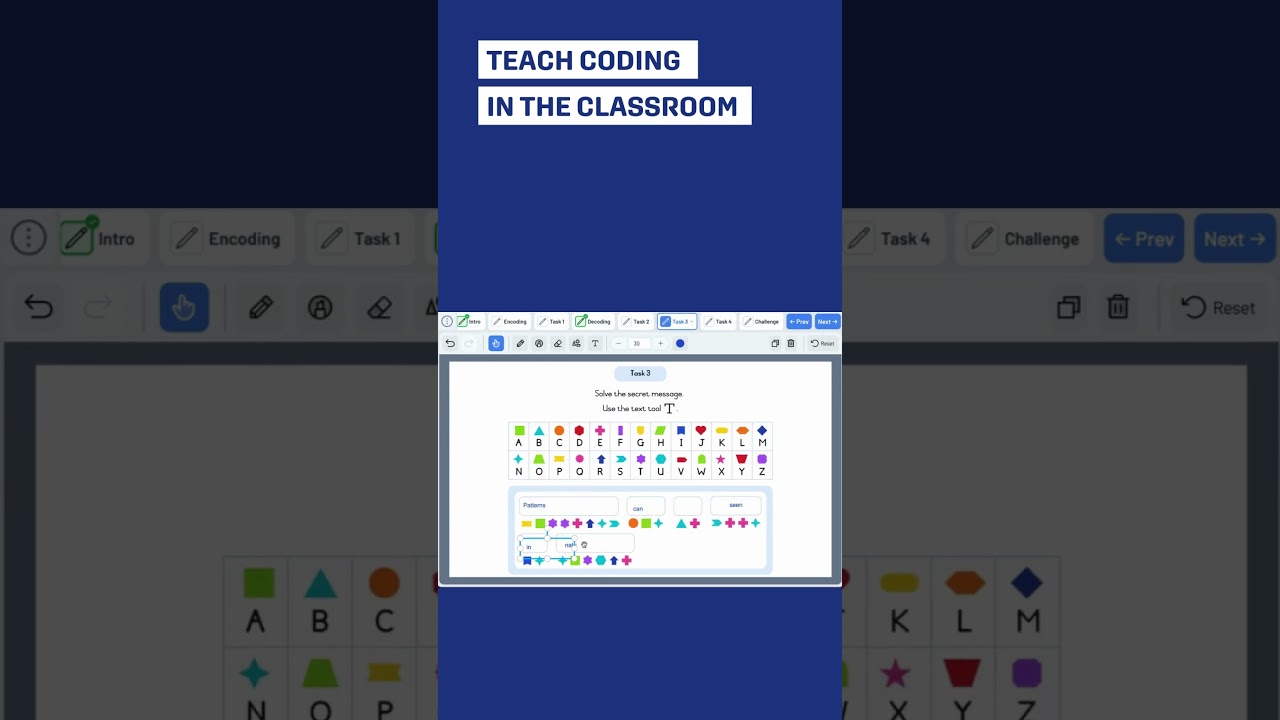 Using Patterns to Encode and Decode #codingforkids #ComputerScience  #EdTech #STEM #TeachingCoding
