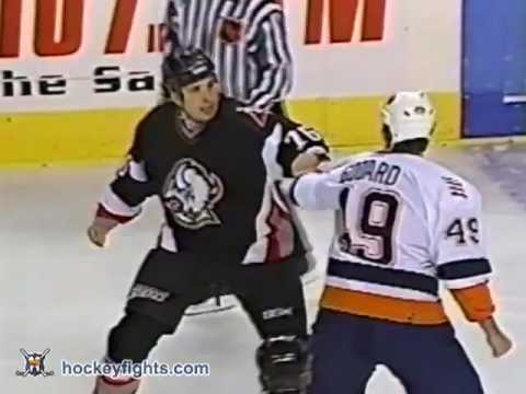 Eric Godard vs. Andrew Peters, October 11, 2003 - New York Islanders vs ...