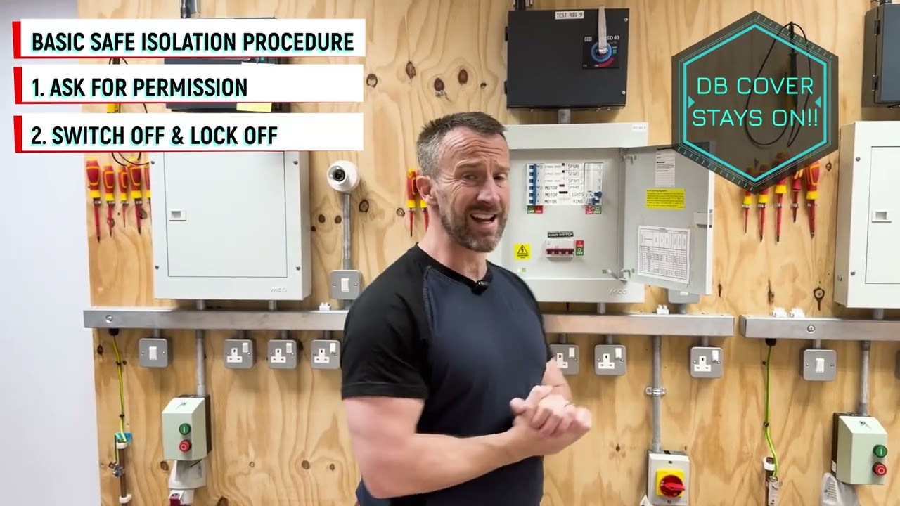 Safe isolation procedures #am2 #electrician #electricalapprentice #electricaltraining #kewtech