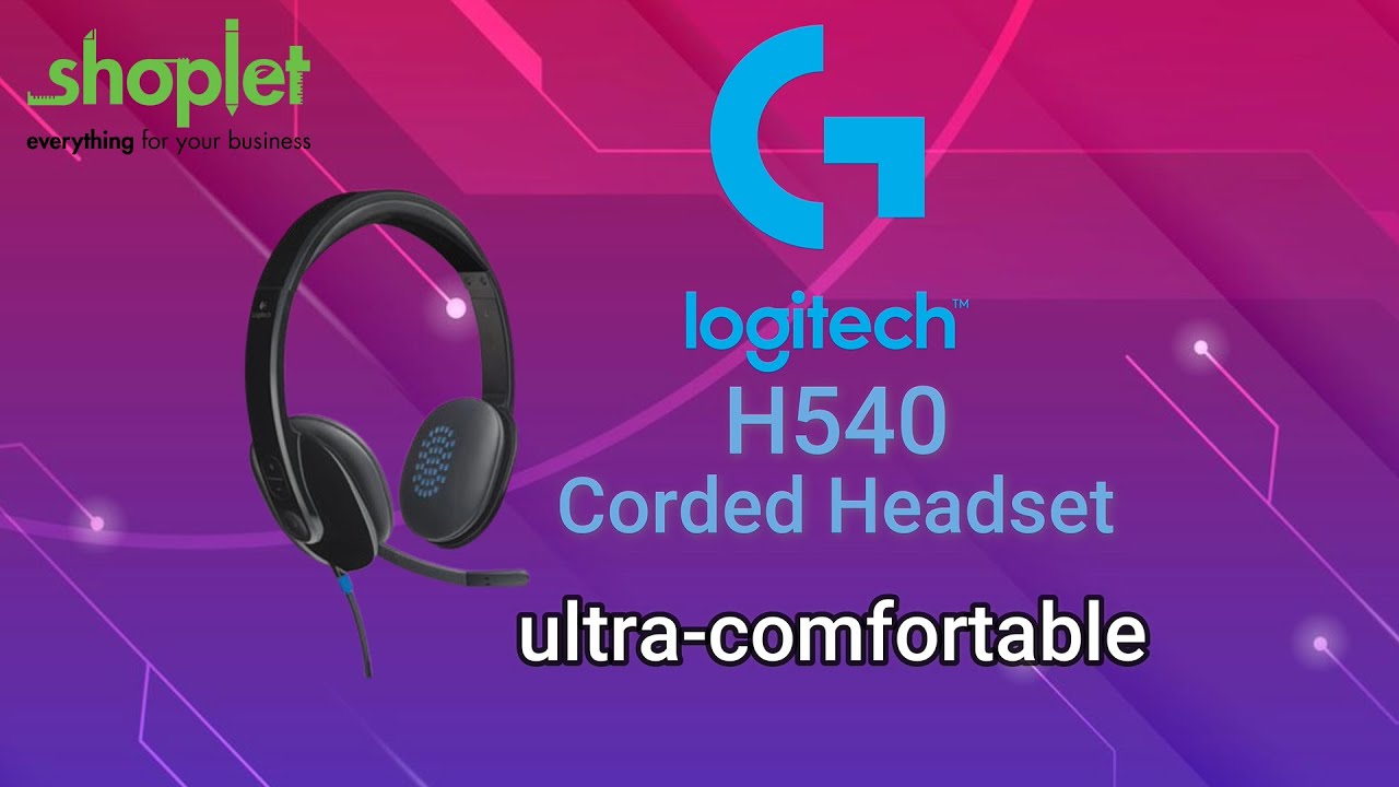 LOGITECH, INC. Logitech H540 USB Headset - LOG981000510 - Shoplet.com