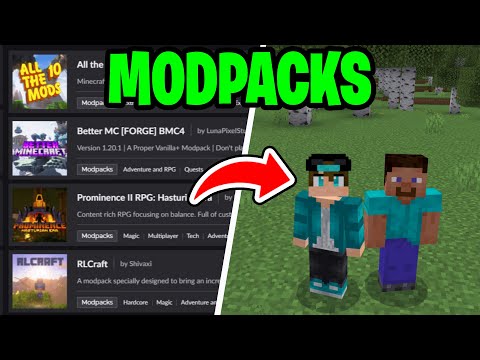 How To Play Minecraft Modpacks With Friends! - FREE