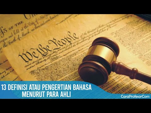 13 Definisi Atau Pengertian Bahasa Menurut Para Ahli