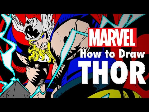 How to Draw THOR LIVE w/ Damion Scott! | Marvel Comics