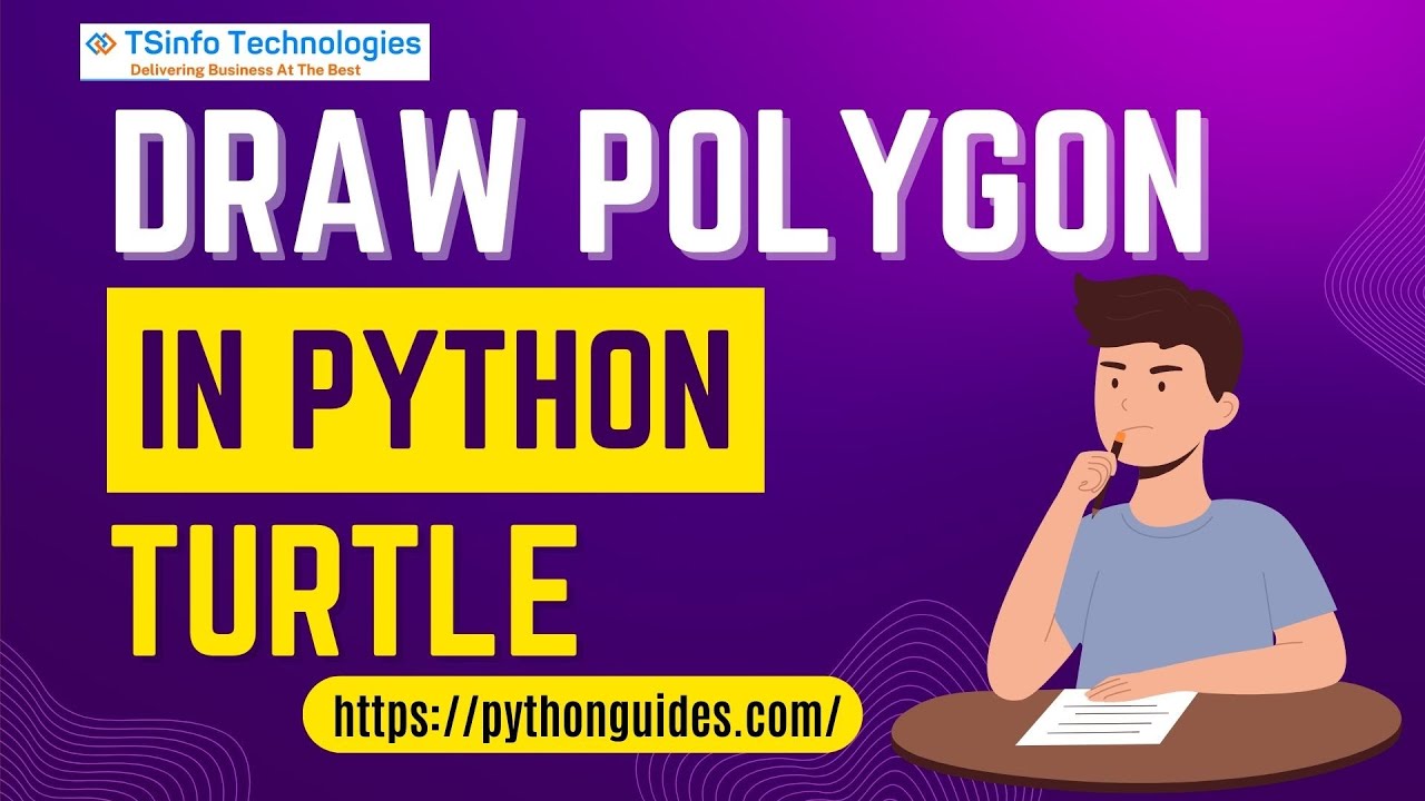 How to draw polygon in Python Turtle | Python Turtle Polygon