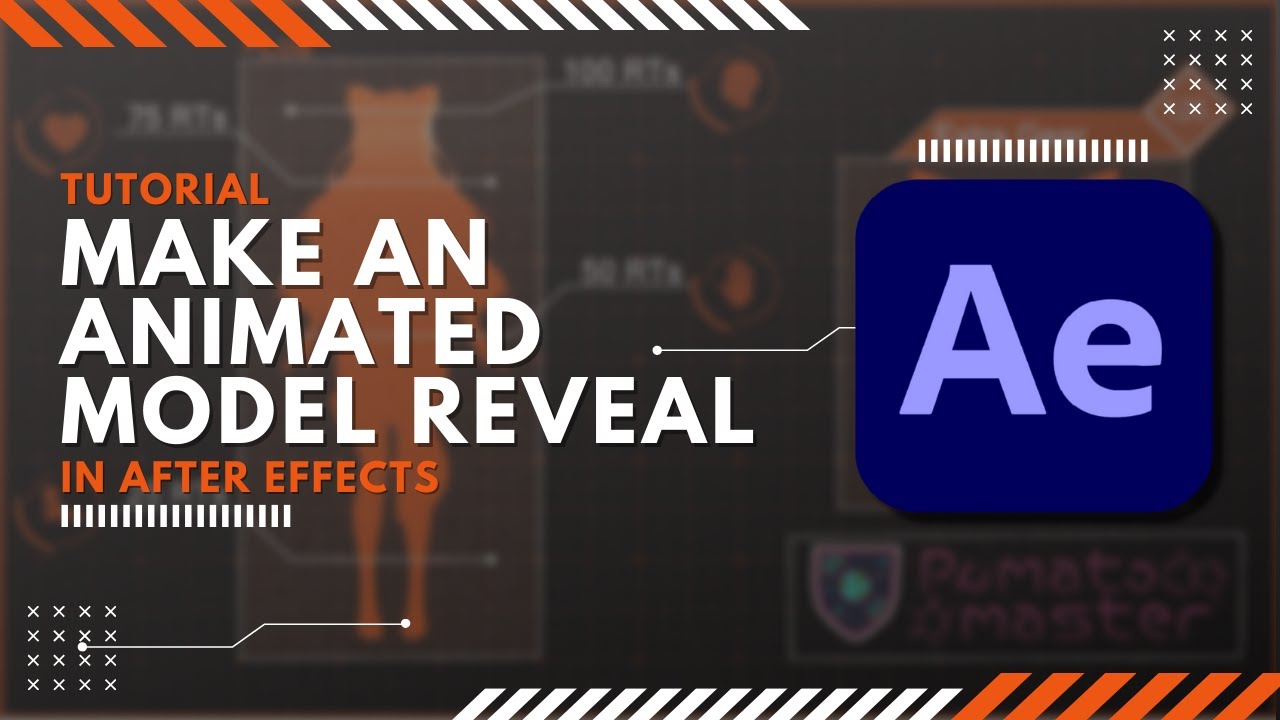 【Tutorial】Make an animated Vtuber model reveal in After Effects
