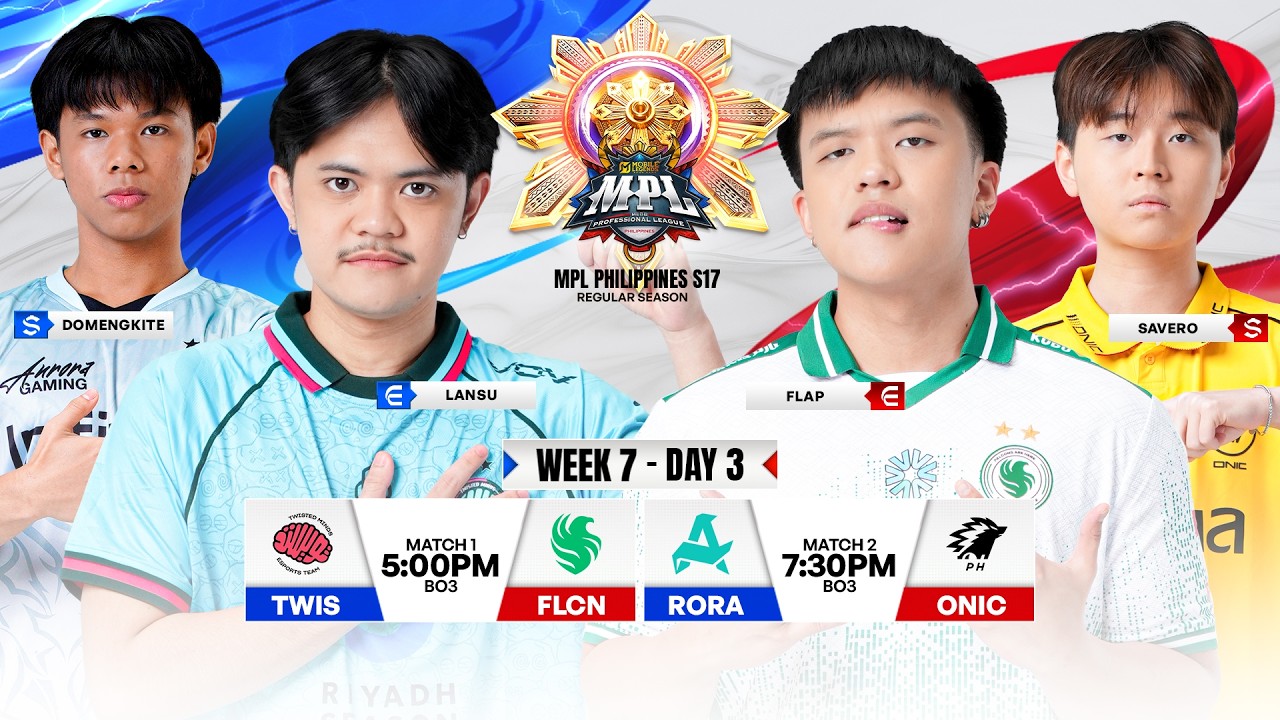 🔴 LIVE | MPL PH S17 | ENGLISH - Week 7 Day 3