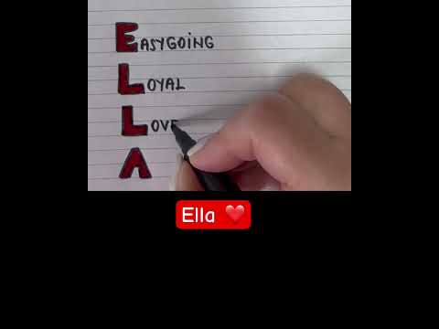 Meaning of the name ELLA #meaning #name #ella
