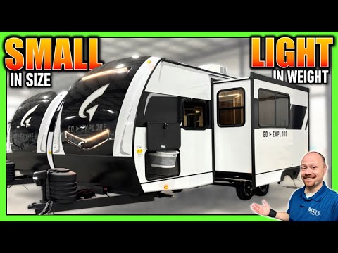 Easy ½ Ton RV • Smallest of an All-New Series! 2025 Go Explore X203 Couple's Camping Travel Trailer