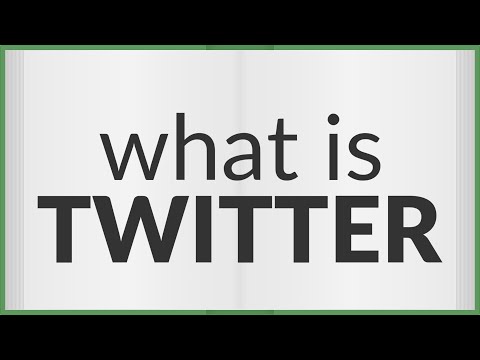 Twitter | meaning of Twitter
