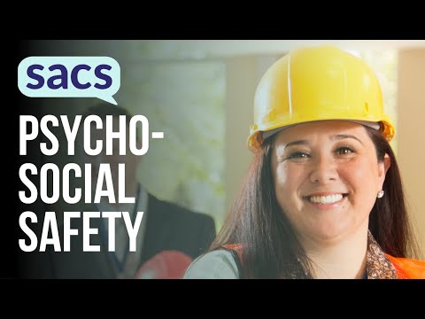 What is psychosocial wellbeing at work?