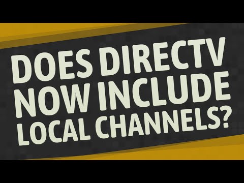 Does directv now include local channels?