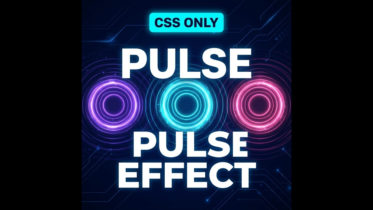 Pulse Effect – CSS Animation Tutorial