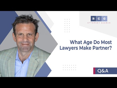 What Age Do Most Lawyers Make Partner?