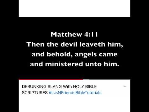 Debunking- Slang With Scripture #IsisPrincesssNix
