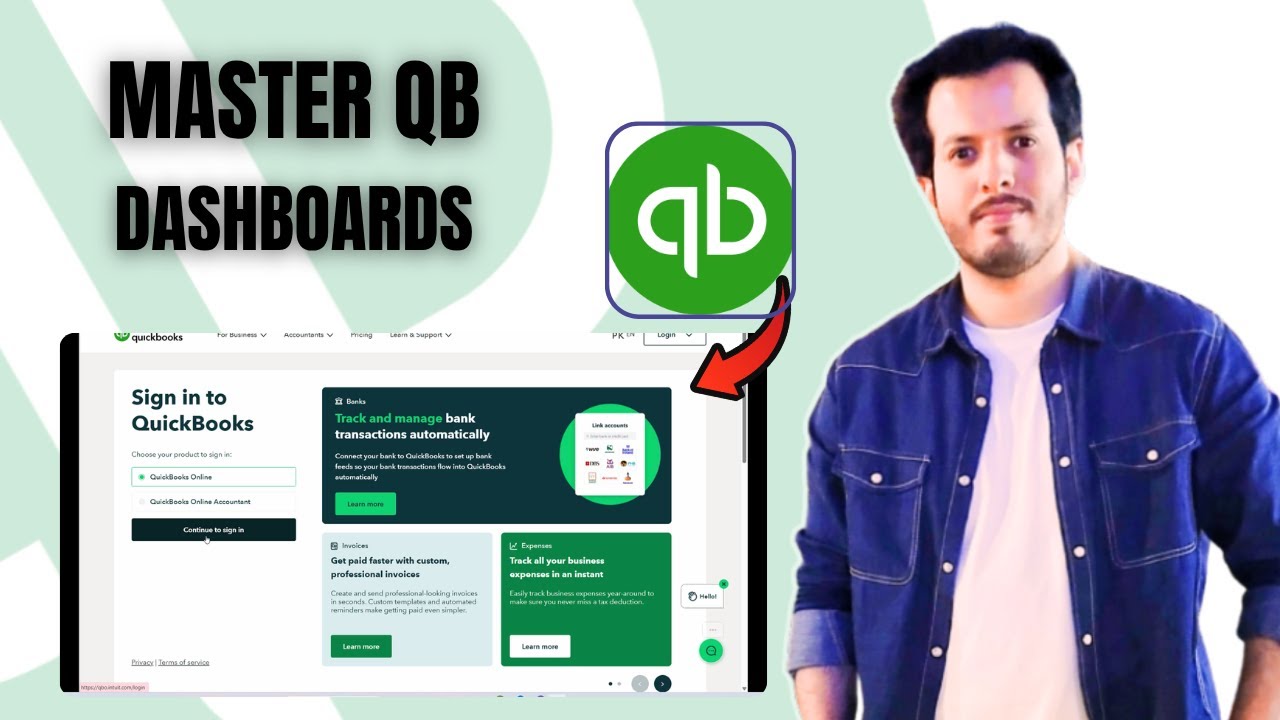 Working With Dashboards in QuickBooks Online