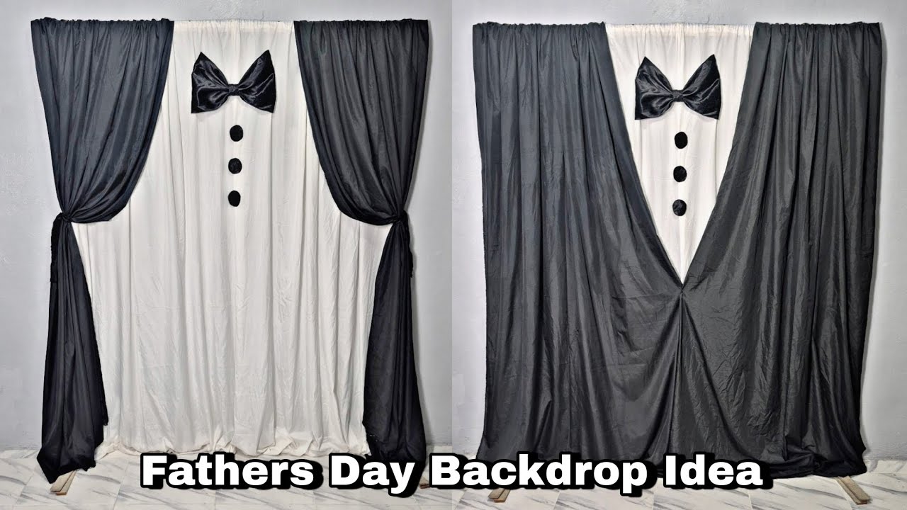 DIY FATHERS DAY/ BOSSBABY THEME Backdrop IDEAS DECORATION #father #grandfather #son #birthday #diy