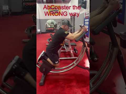 The correct way to use the Ab Coaster 💪👍 #abcoastercs3000 #theabscompany #gymtok #abs #abtraining