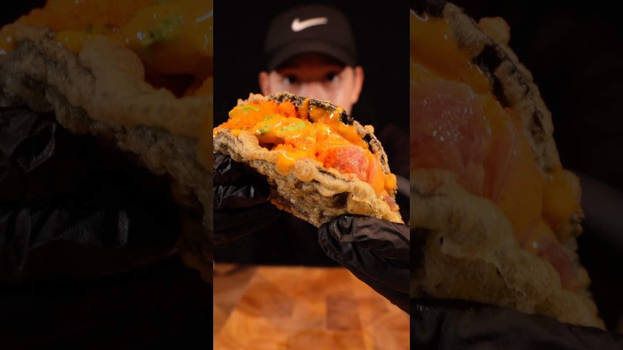 Deep fried sushi tacos 🍣