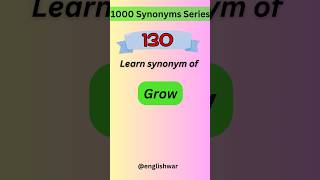 grow synonyms
