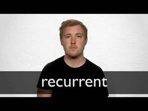 RECURRENT definition and meaning | Collins English Dictionary