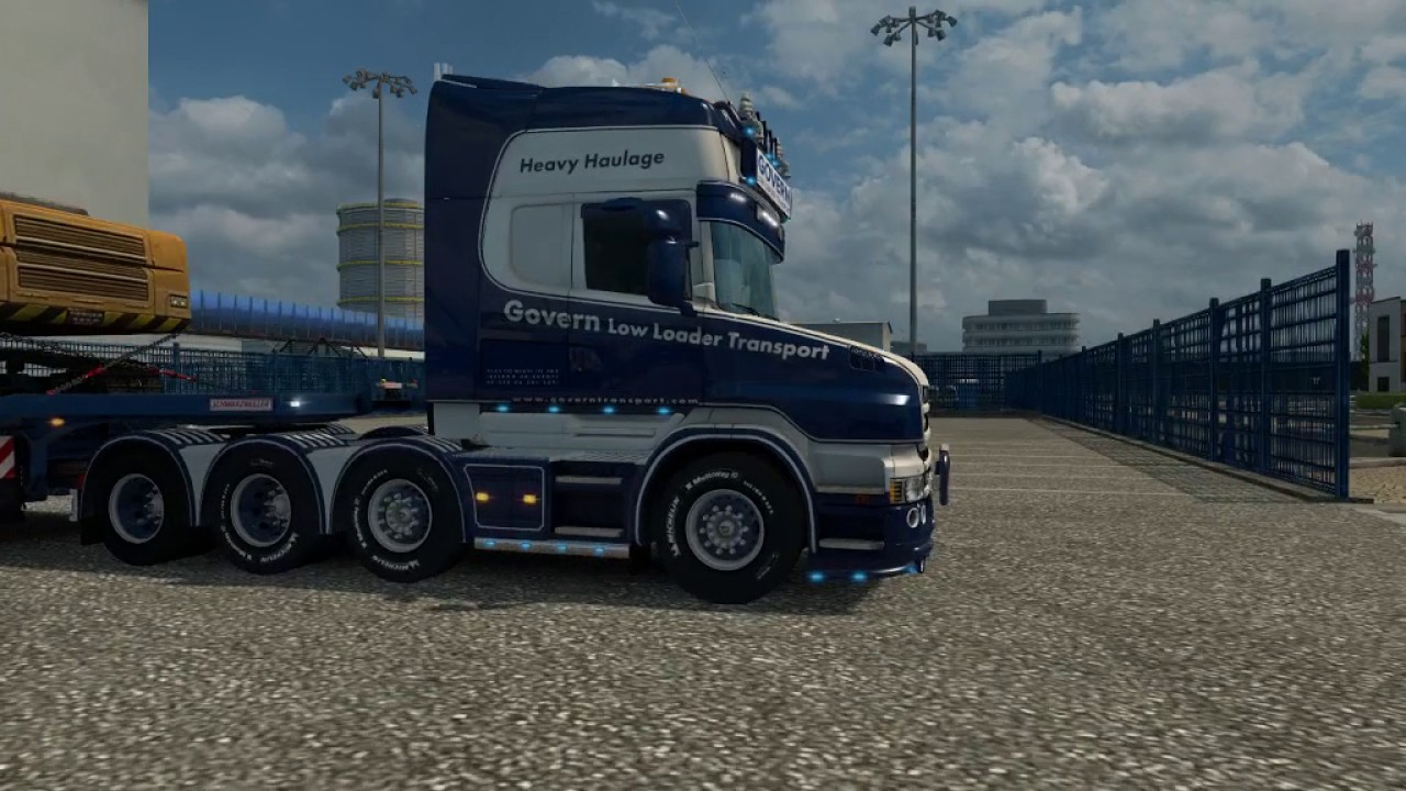 GOVERN LOW LOADER TRANSPORT SCANIA T (RJL) 1.27X - ETS 2 GOVERN LOW LOADER TRANSPORT SCANIA T (RJL) 1.27X - ETS 2